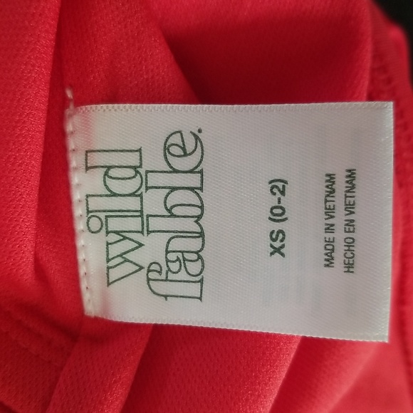 wild fable | Swim | Nwt Wild Fable Red Extra Cheeky One Piece Swimsuit ...